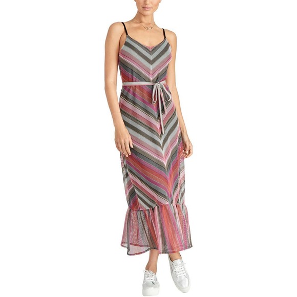 RACHEL Rachel Roy | Dresses | Rachel Roy Dress Chevron V Neck Mesh ...